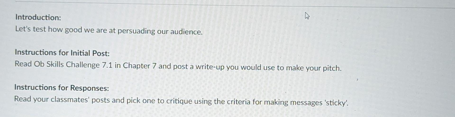 Solved Introduction:Let's test how good we are at persuading | Chegg.com