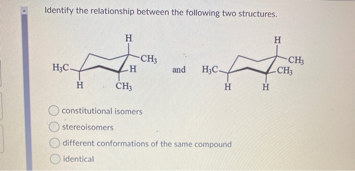 Solved Identify the relationship between the following two | Chegg.com