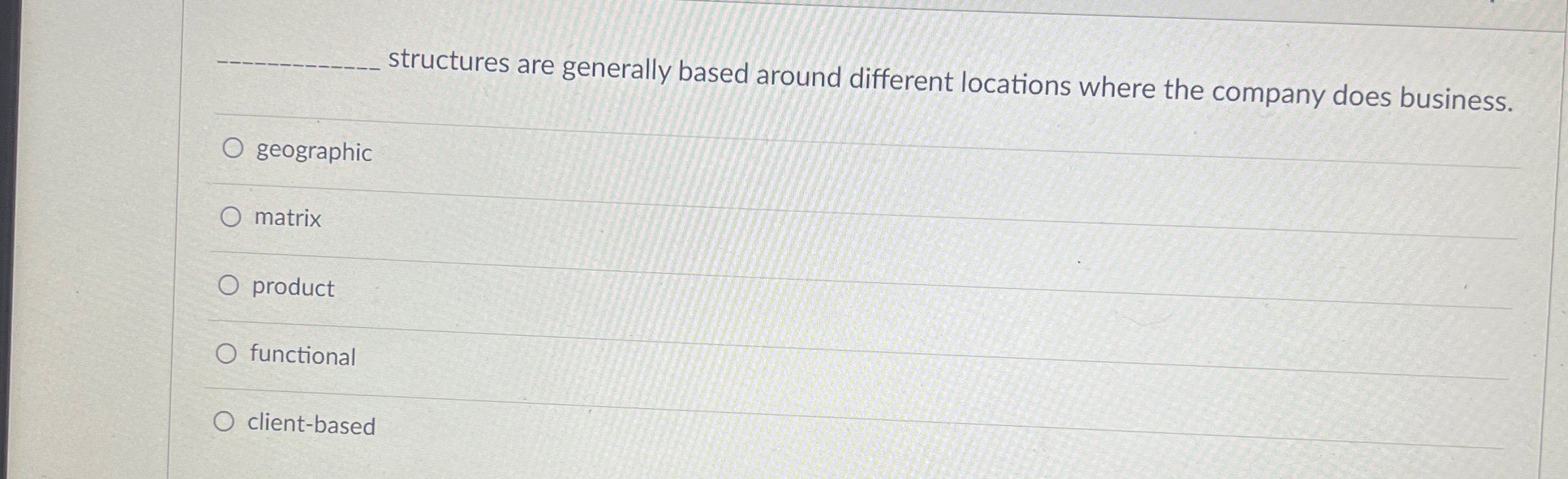 Solved structures are generally based around different | Chegg.com
