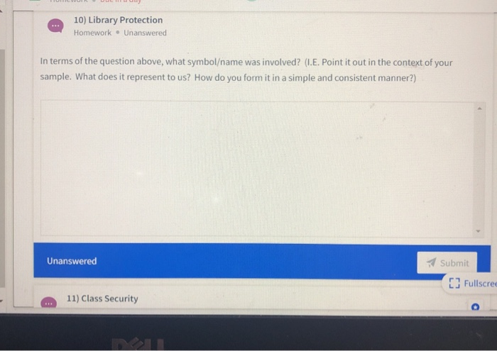 Solved 10) Library Protection Homework. Unanswered In terms | Chegg.com
