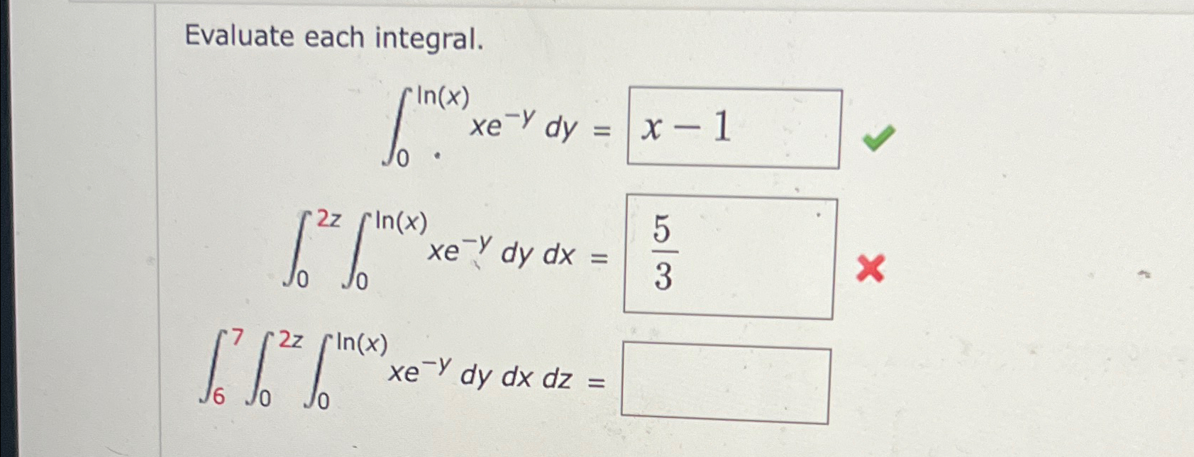 Solved Evaluate each | Chegg.com