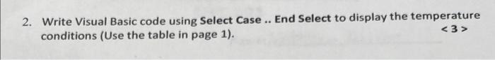 Solved Part II: Write Visual Basic codes. Decision table | Chegg.com