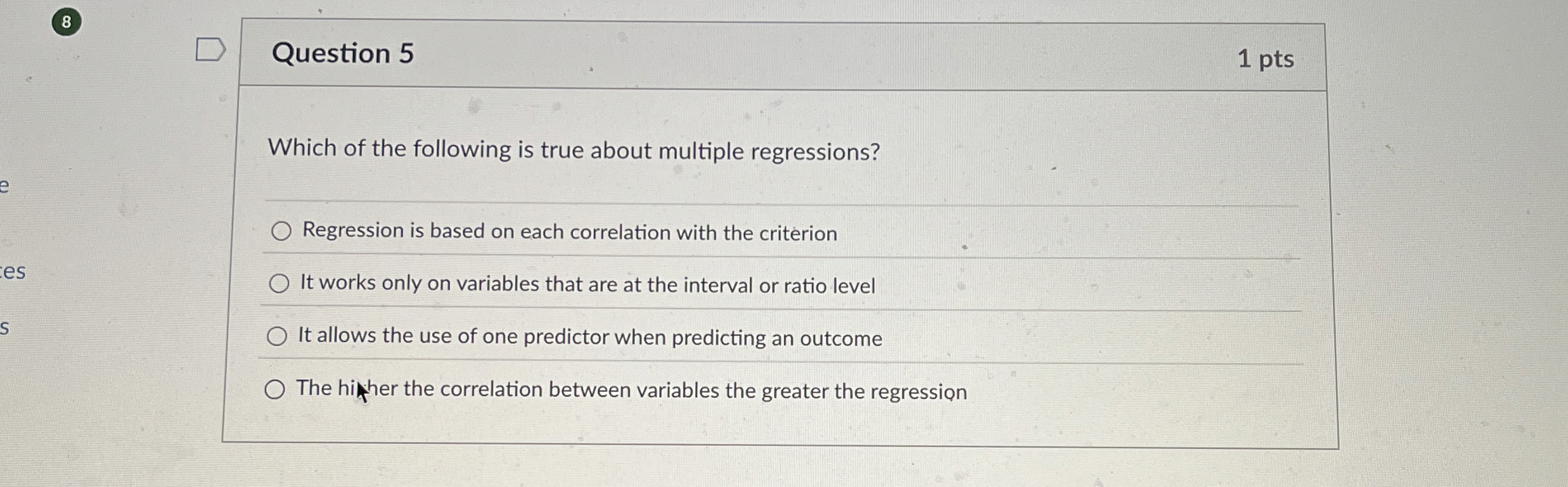 Solved Question 5Which of the following is true about | Chegg.com