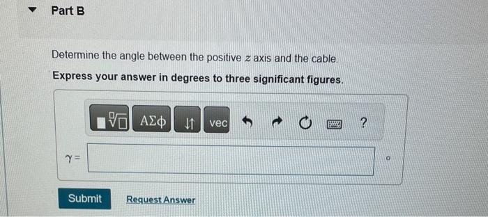 Solved The cable is attached to the boom at A and to point B | Chegg.com