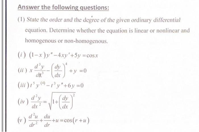 Solved (Please solve all the above paragraphs) Note: I want | Chegg.com