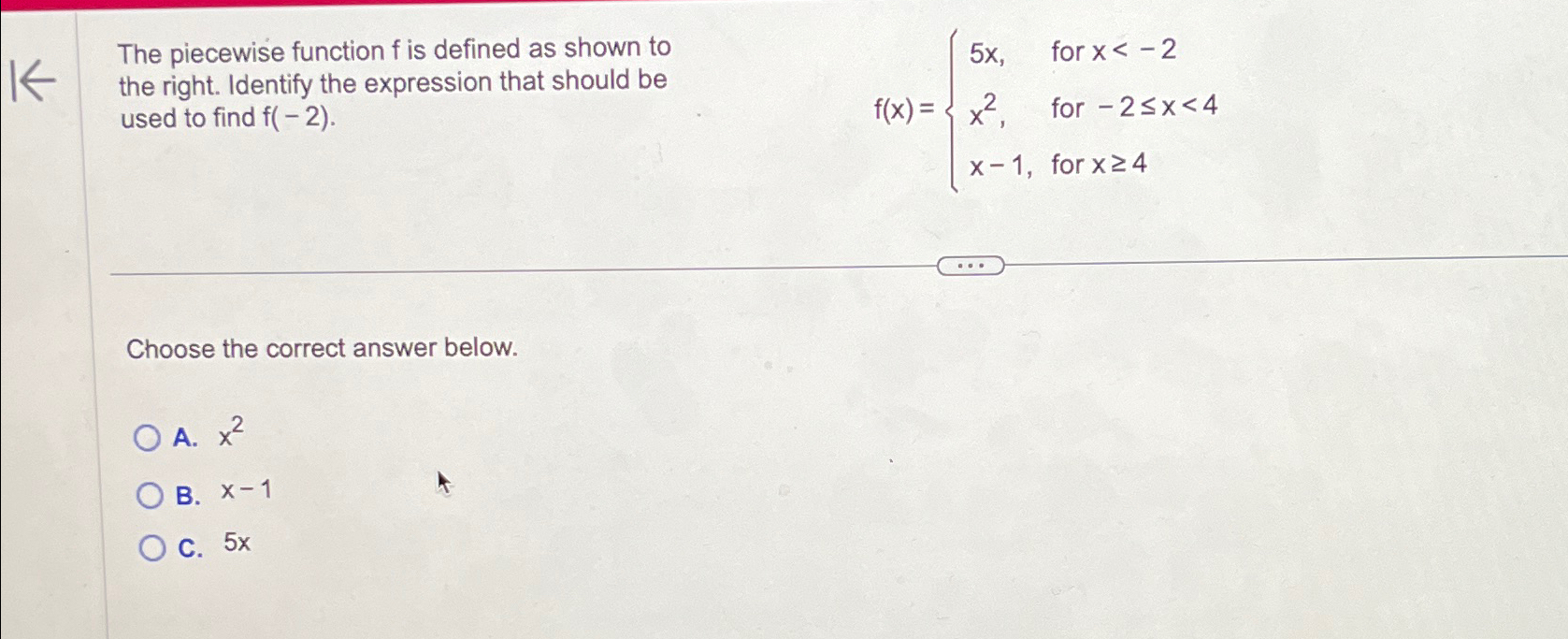Solved The piecewise function f ﻿is defined as shown to the | Chegg.com
