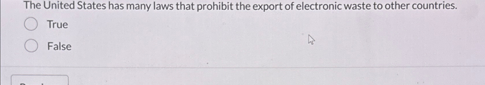 Solved The United States has many laws that prohibit the | Chegg.com