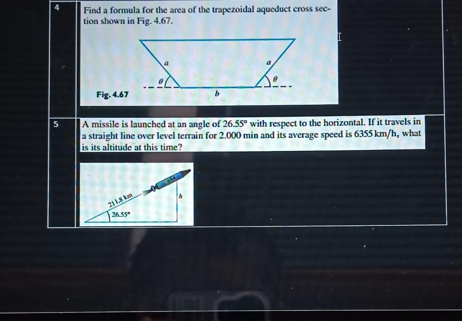 Solved Find a formula for the area of the trapezoidal | Chegg.com