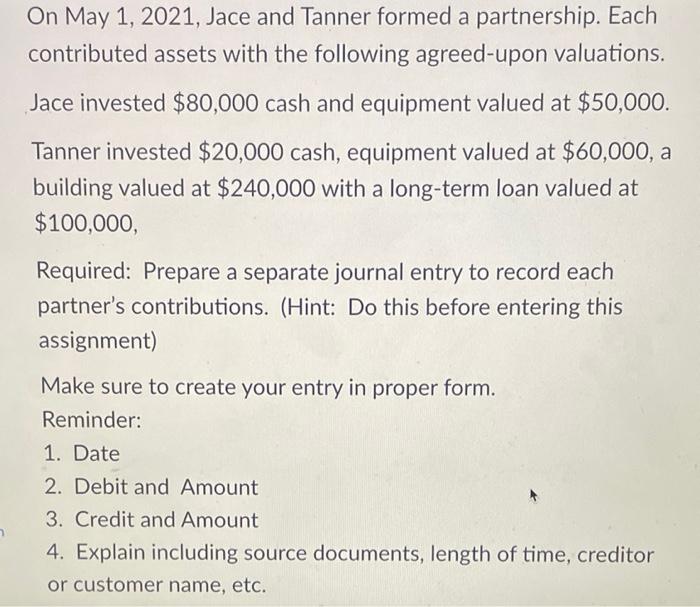 Solved How do I create a journal entry for the following | Chegg.com