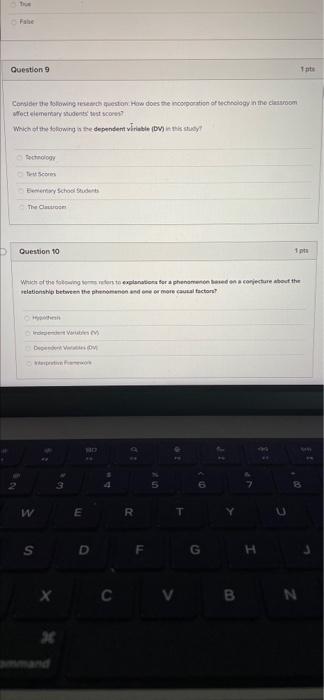 Solved Question 9 1pts Consider the following research | Chegg.com Solved Question 9 1pts Consider the following research | Chegg.com