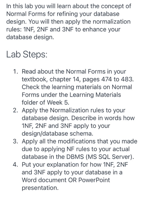 Solved In this lab you will learn about the concept of | Chegg.com