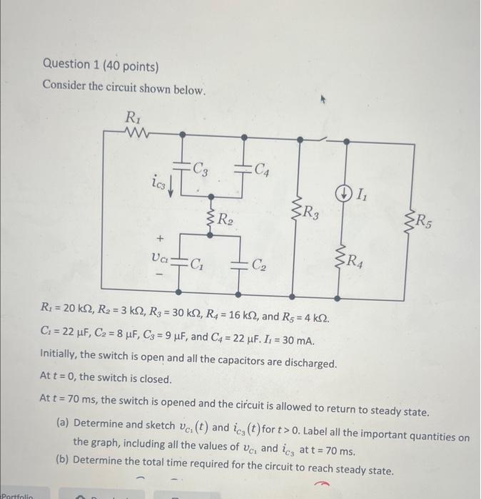 Consider the circuit shown below. | Chegg.com