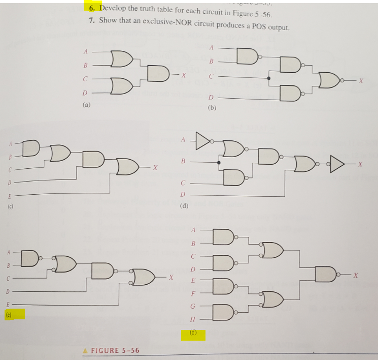 Please help me with problem number 6e and 6f.Develop | Chegg.com