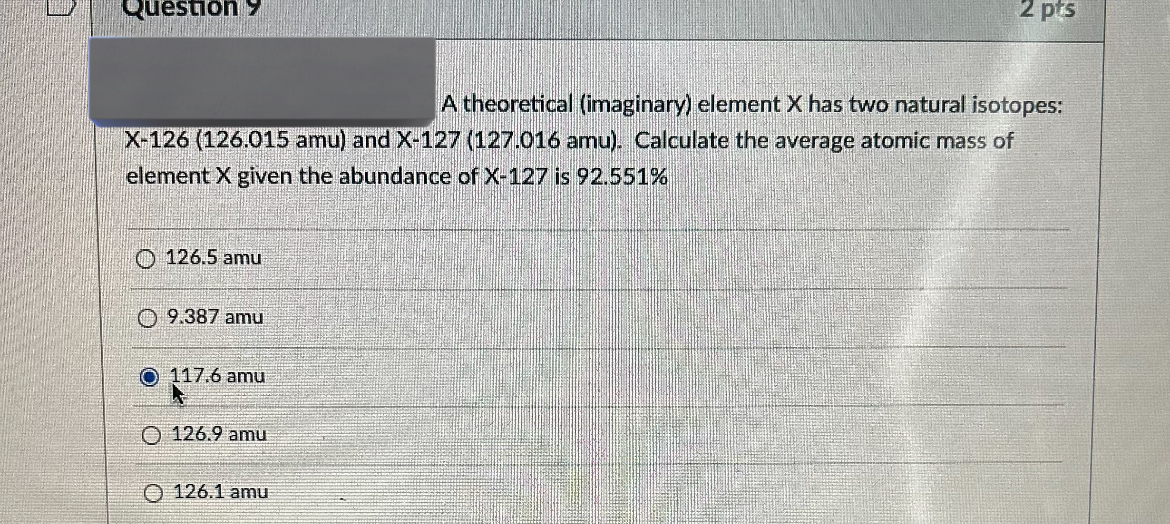 Solved A theoretical (imaginary) element x has two natural | Chegg.com Solved A theoretical (imaginary) element x has two natural | Chegg.com