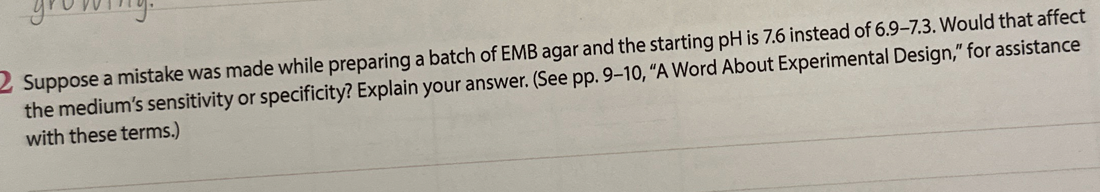 Solved Suppose a mistake was made while preparing a batch of | Chegg.com