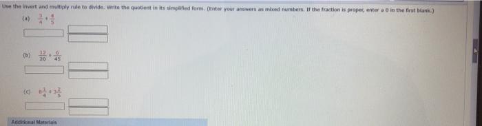 Solved Use the invert and multiply rule to divide. Write the | Chegg.com