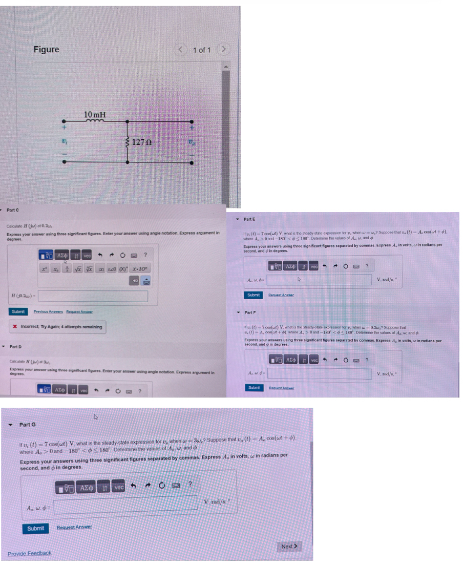 Solved Part f and g are incorrect | Chegg.com