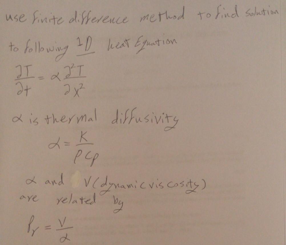Solved use finite difference method to find solution to | Chegg.com