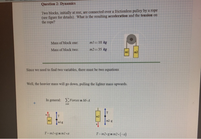 Solved Question 1: Dynamics Two balls of putty collide | Chegg.com