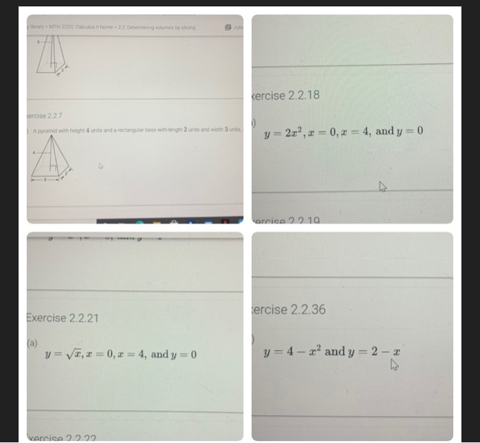 Solved each are different questions 7: draw a typical slice | Chegg.com