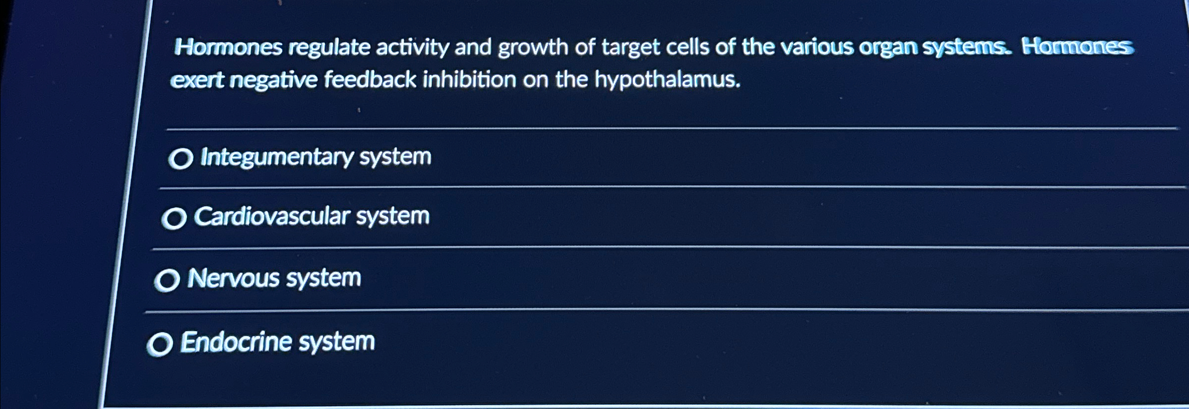 Solved Hormones regulate activity and growth of target cells | Chegg.com