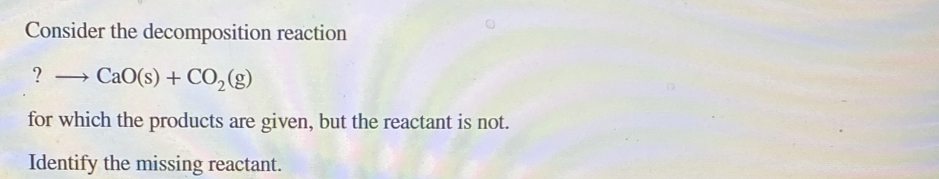 Solved Consider the decomposition | Chegg.com