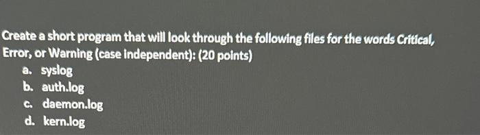 Solved please help with this! i am working in ubuntu and i | Chegg.com
