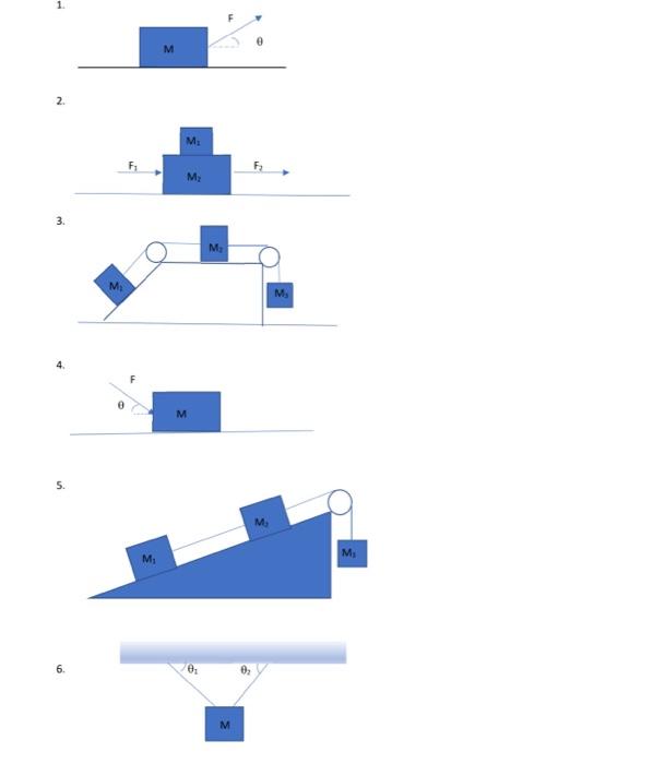 Solved we need to find out the tension of each question in | Chegg.com