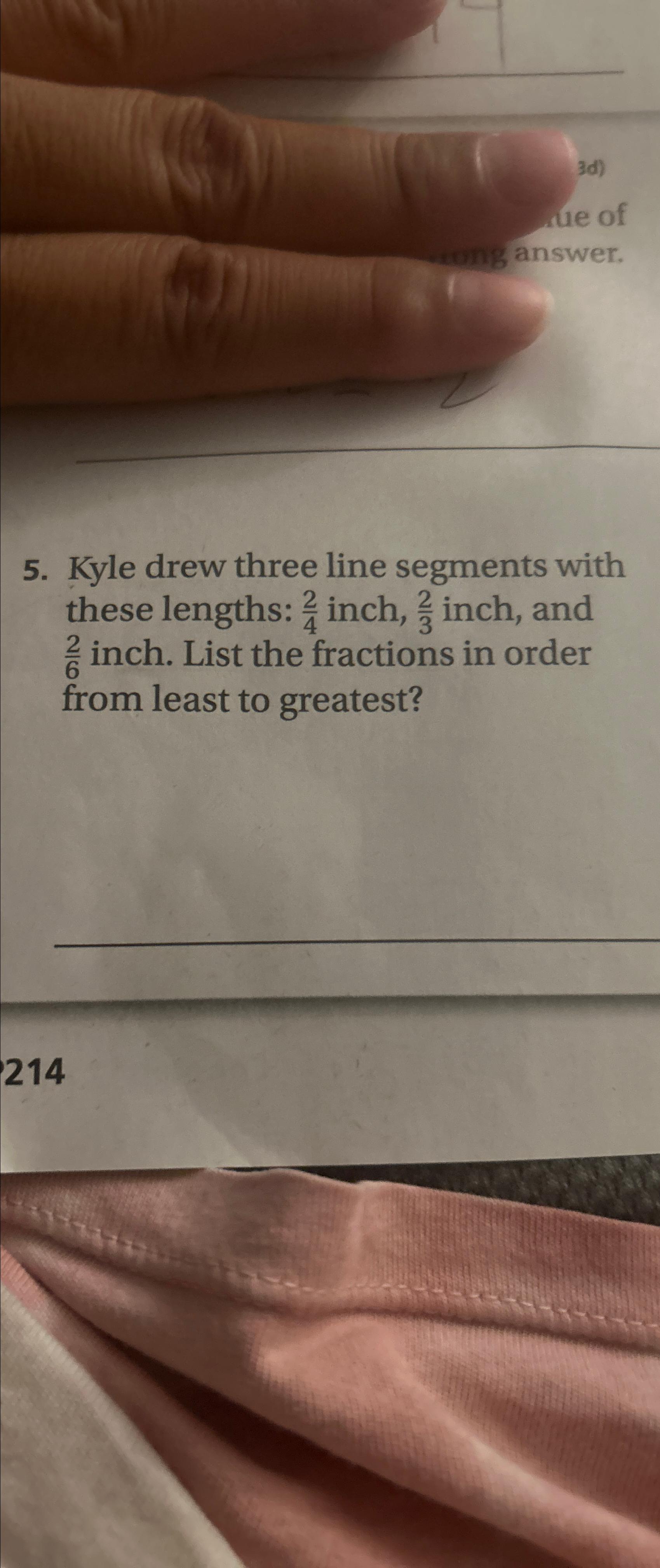 Solved Kyle drew three line segments with these lengths: 24 | Chegg.com