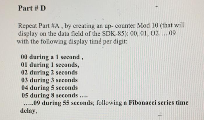 Part # A Create a program in assembly language by | Chegg.com