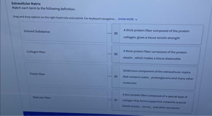 Solved tch each term to the following definition. and drop | Chegg.com