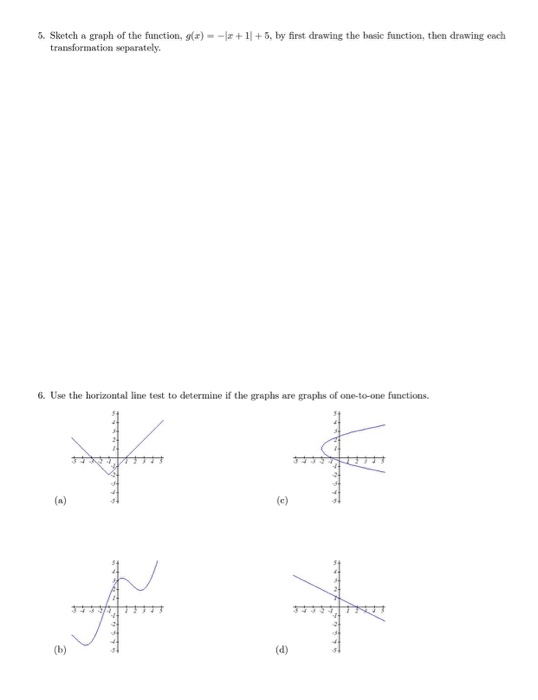 Solved & Sketch a graph of the function, g(x) - - 2 + 11 +5, | Chegg.com