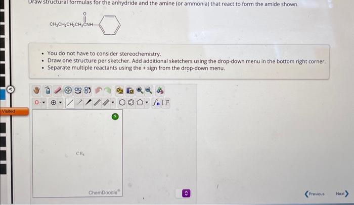 Solved - You do not have to consider stereochemistry. - Draw | Chegg.com