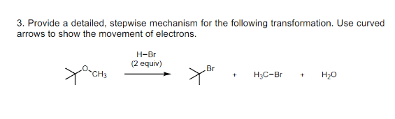 Provide a detailed, stepwise mechanism for the | Chegg.com