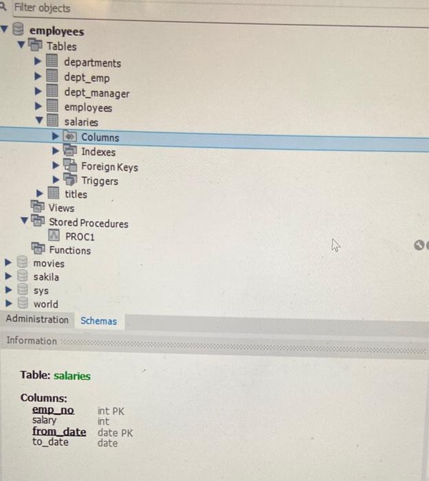 Solved Develop a stored procedure for each of the following | Chegg.com