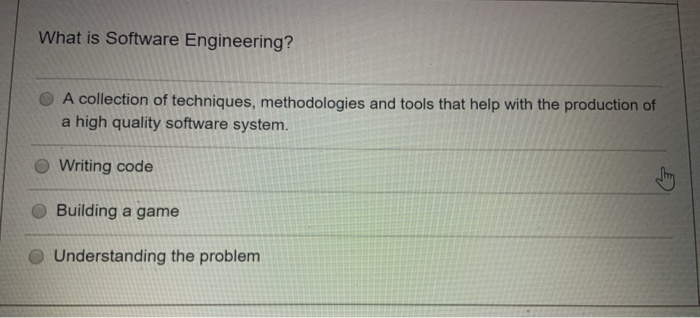 Solved What is Software Engineering? A collection of | Chegg.com