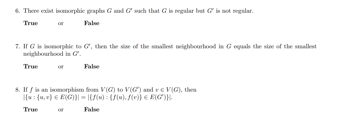 Solved There exist isomorphic graphs G ﻿and G' ﻿such that | Chegg.com