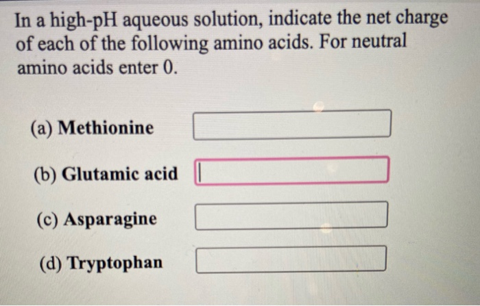 Solved In a high-pH aqueous solution, indicate the net | Chegg.com
