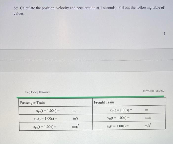 Solved I just need the answers for parts 3c, 3d, 3e, 3f, 3g, | Chegg.com