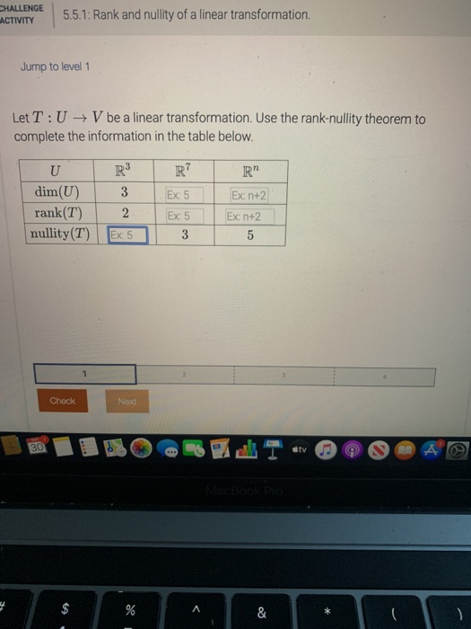 Solved CHALLENGE ACTIVITY 5.5.1: Rank and nullity of a | Chegg.com