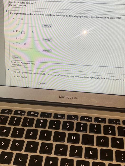 Solved Question 5. Points possible: 2 Unlimited attempts. | Chegg.com