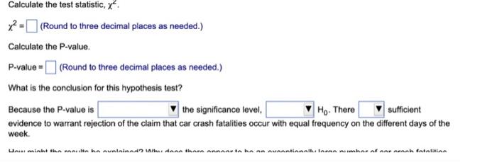 Solved Randonly selected deaths troen car crushes were | Chegg.com Solved Randonly selected deaths troen car crushes were | Chegg.com