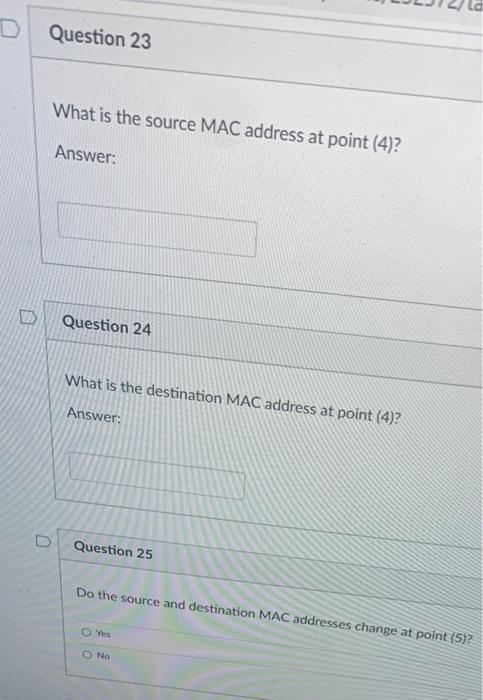 Solved Part 4) Link layer (and network layer) addressing and | Chegg.com