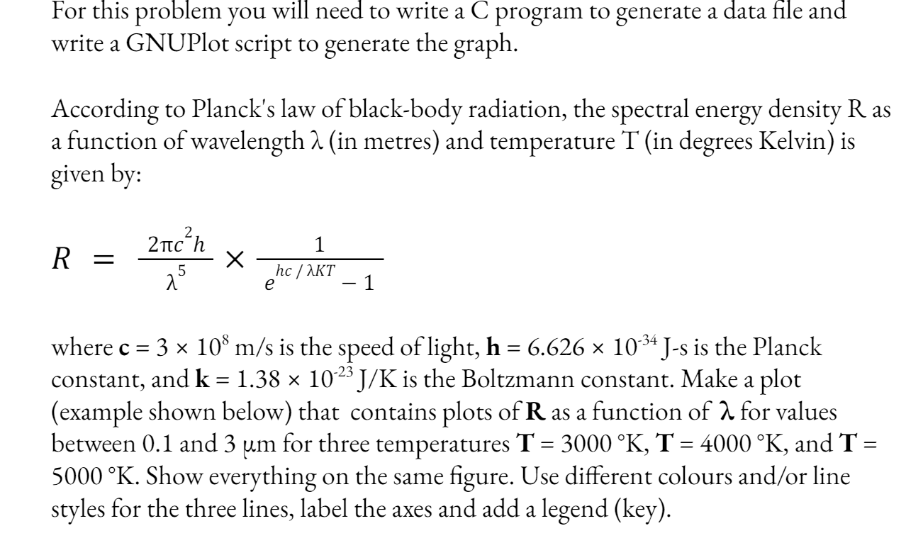 For this problem you will need to write a C ﻿program | Chegg.com
