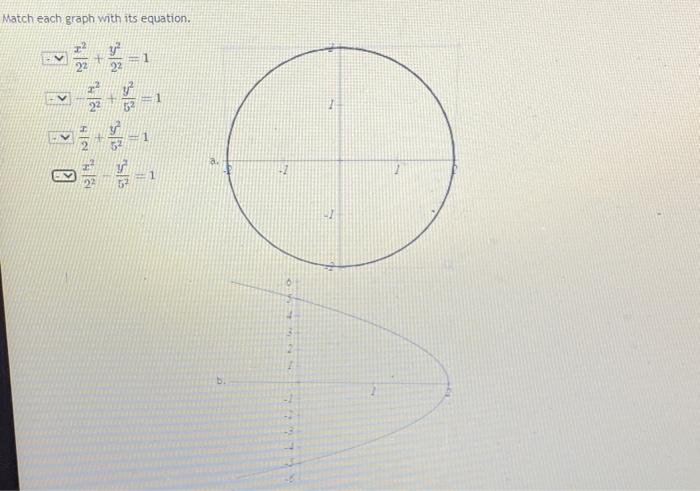 Solved Match each graph with its equation. | Chegg.com