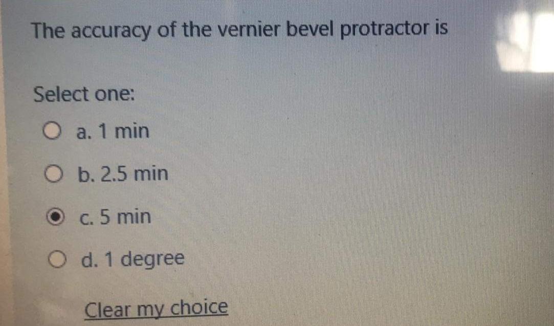 Solved if the smallest division of the main scale of the | Chegg.com