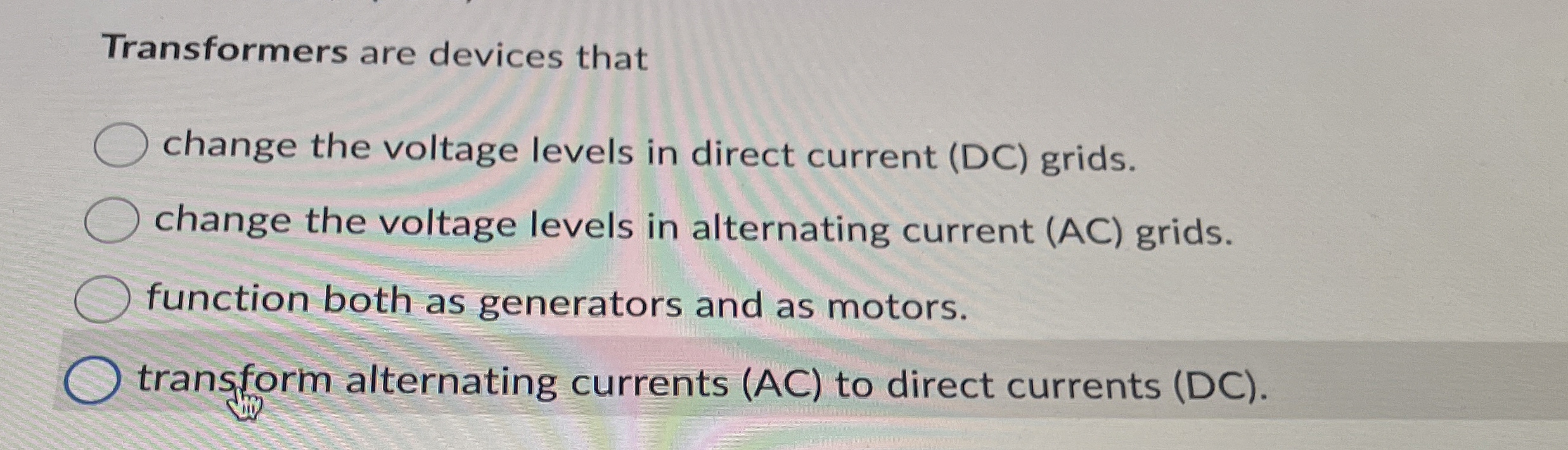 Solved Transformers are devices thatchange the voltage | Chegg.com