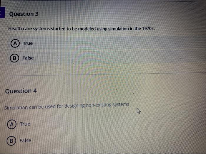 Solved Question 1 Simulation can only be used with small | Chegg.com
