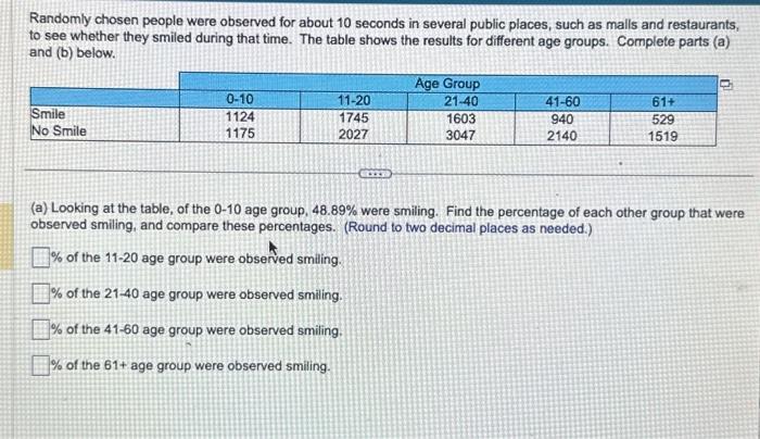 Solved Randomly chosen people were observed for about 10 | Chegg.com