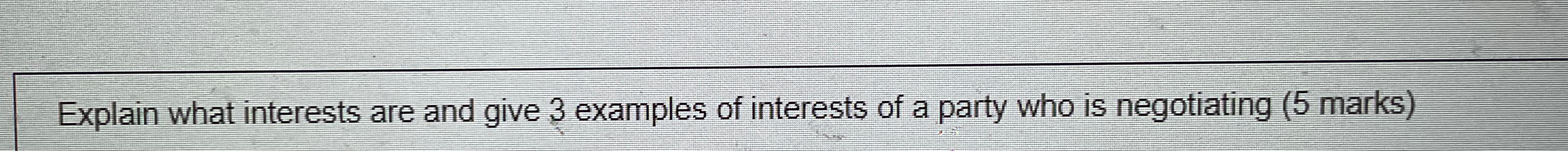 Solved Explain what interests are and give 3 ﻿examples of | Chegg.com